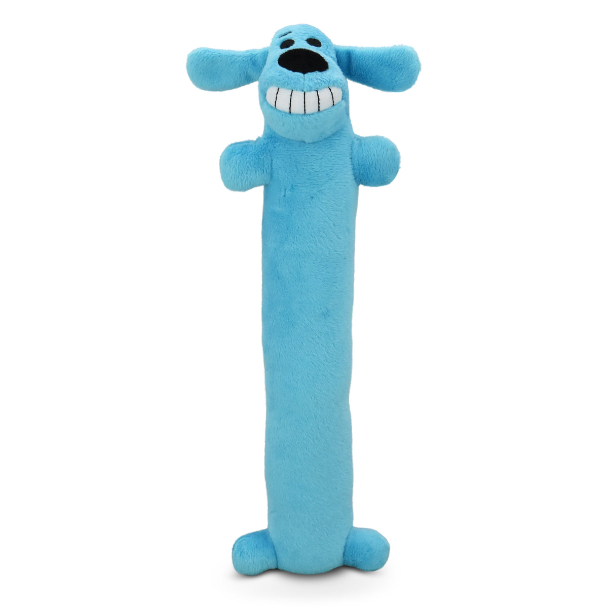 Plush Smiling Dog Toy with Squeaker, Medium Size – Techgux